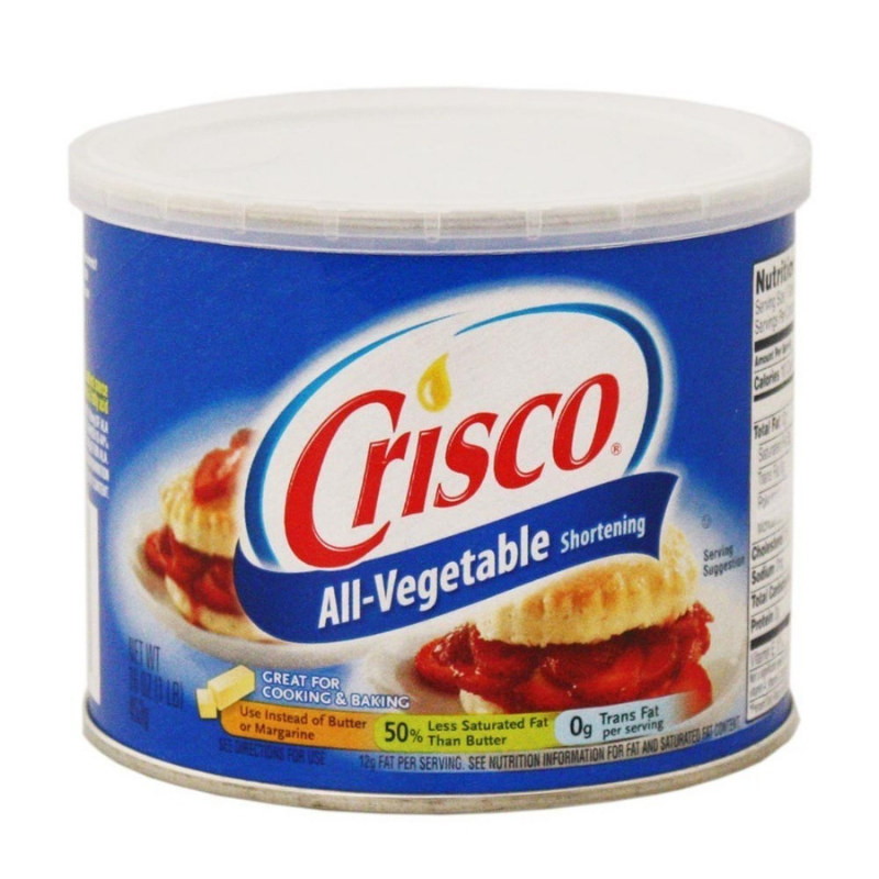 Crisco Shortening Vegetabiliskt Fett - 450g – Cocodrip - Tårta ...